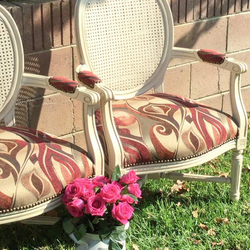Vintage Old Ochre Chairs Set - LazyDays&Sundays