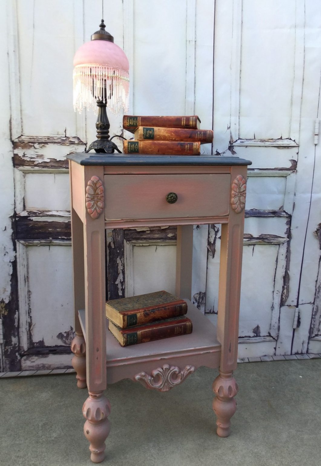 Seriously Shabby Chic Nightstand - LazyDays&Sundays